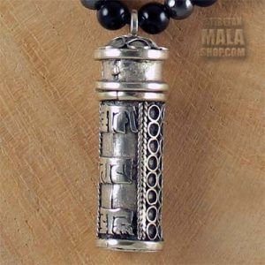 Amulet with Om Mani Padme Hum Mantra, Prayer Box