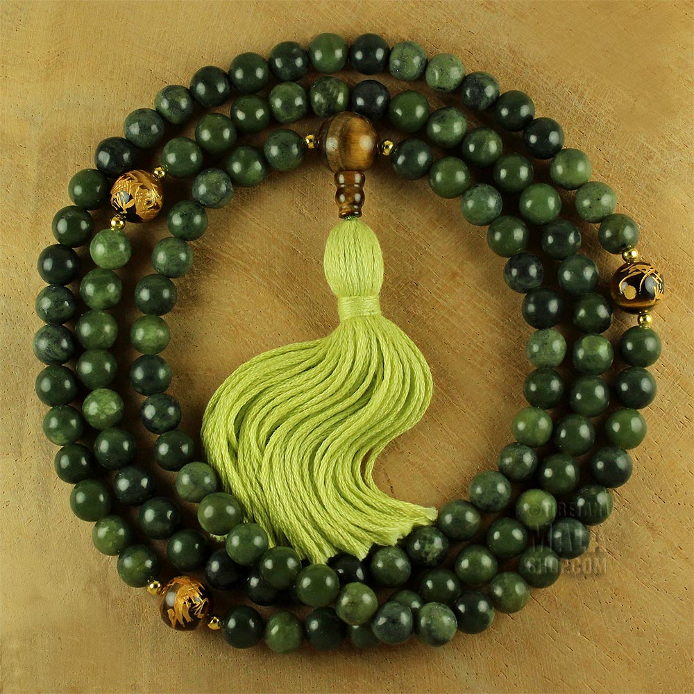 Jade Buddhist Mala Beads Tibetan Prayer Beads Jade Buddhist Mala Beads Tibetan Prayer Beads