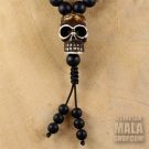 Black Skull Mala Beads - Tibetan Prayer Beads
